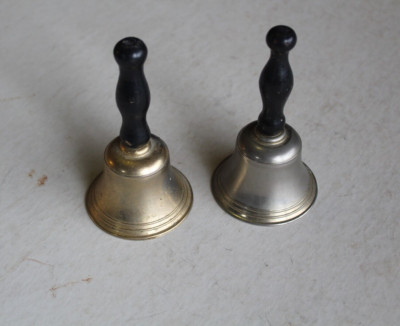 Vintage BRENT WARE plated Desk Table Bell x2 with Ringer | eBay Australia