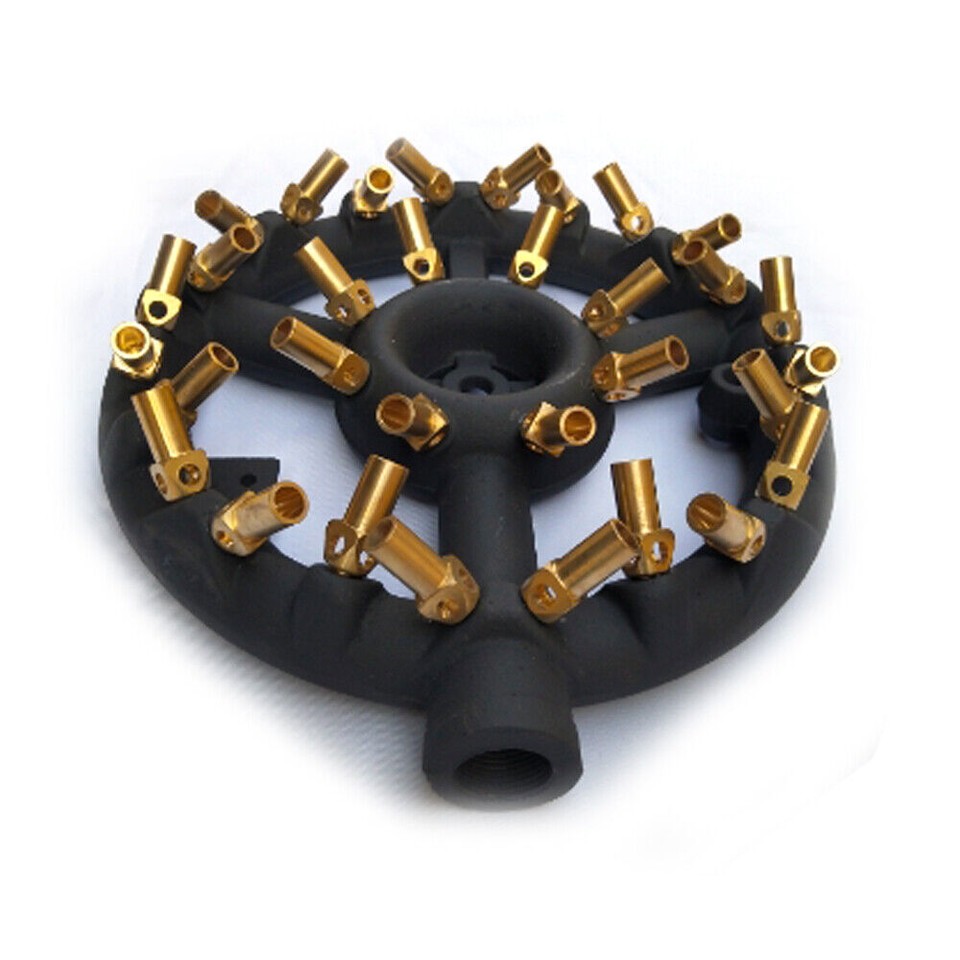 32-Heads Jet Burner Round Shape Propane Natural Gas Jet 32-Tips 80000 ...