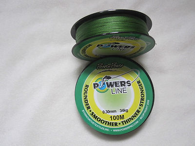 2 x RUND GEFLOCHTENE SCHNUR-100m-030-34kg TRAGKRAFT-GRÜN | eBay.de