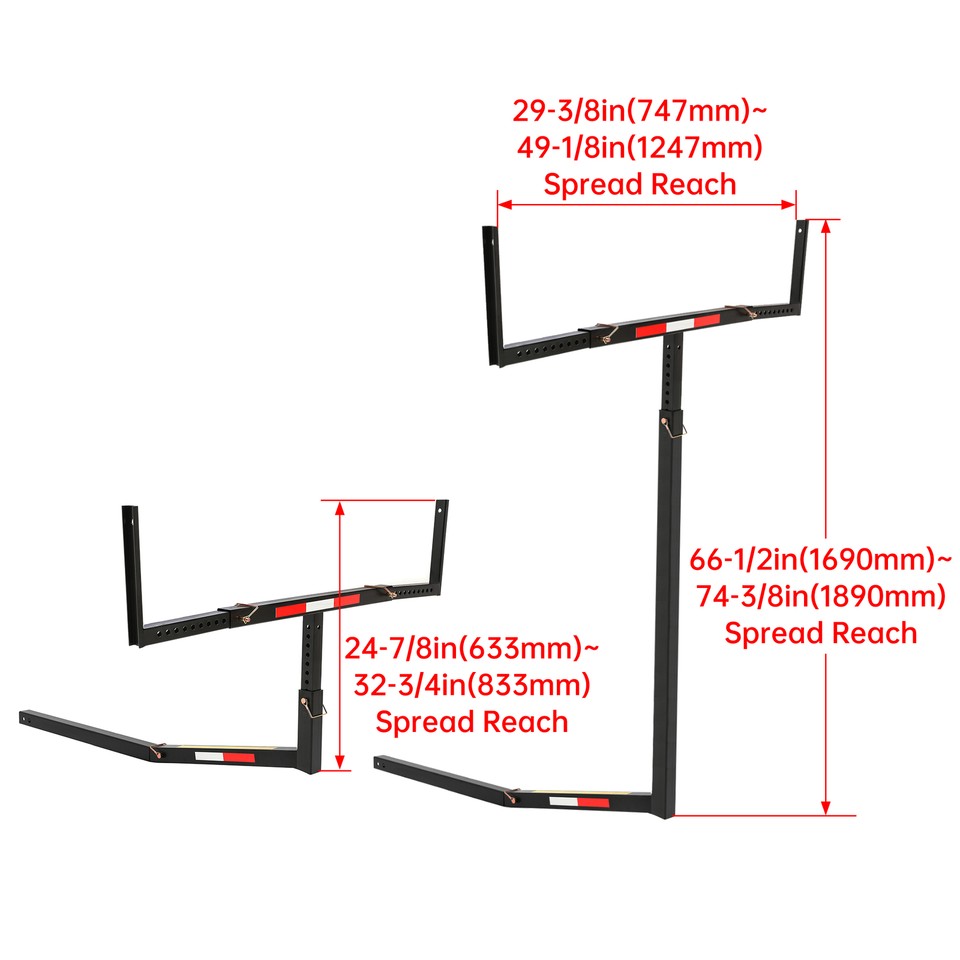 Kayak Bed Extenders Trucks Canoe Hitch Carrier Pickup Truck Bed ...