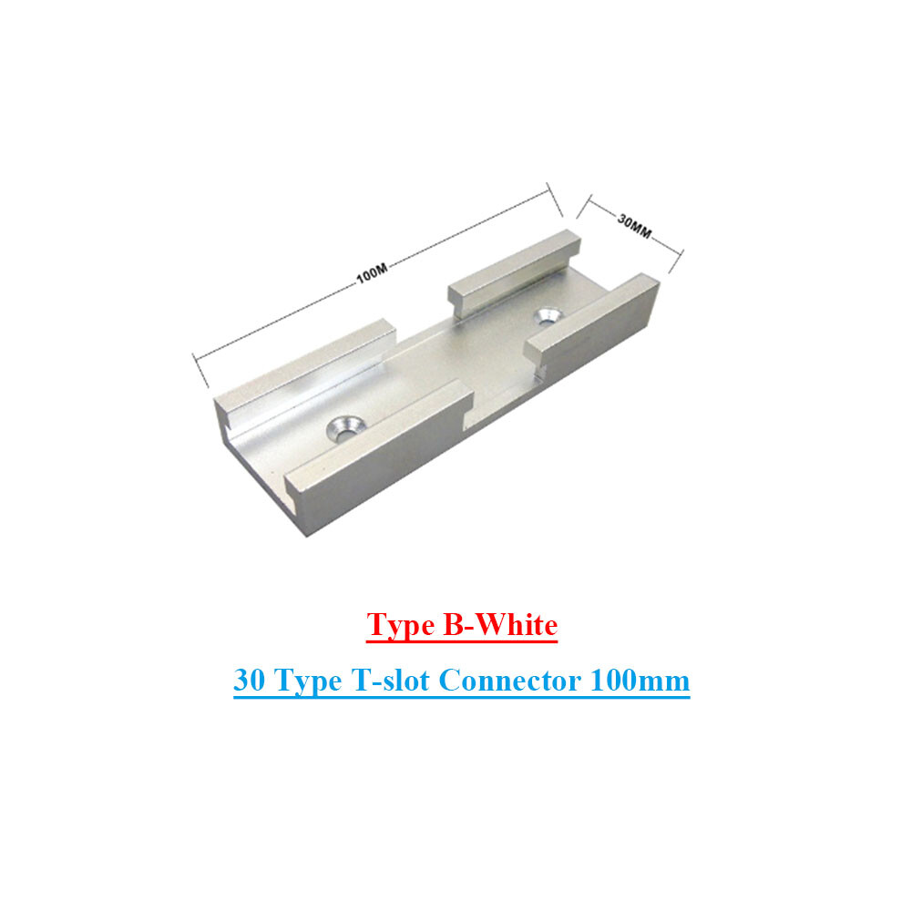 1*Aluminum 30 Type Cross-shaped Bench Connector 100mm T-slot Miter ...