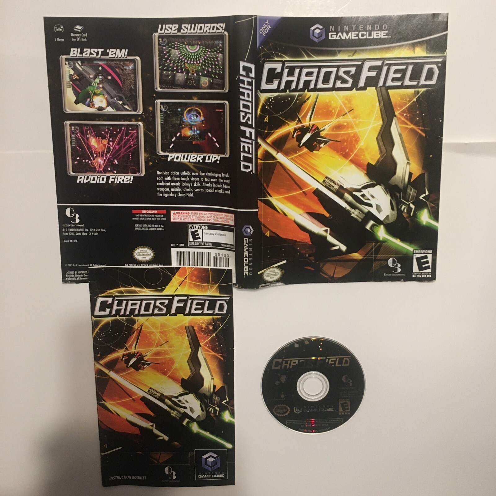 Chaos Field (Nintendo GameCube, 2005) 873469005035 | eBay