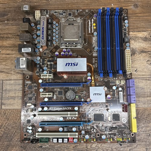 MSI X58 Pro Motherboard & Intel i7 920 2.66Ghz CPU | eBay