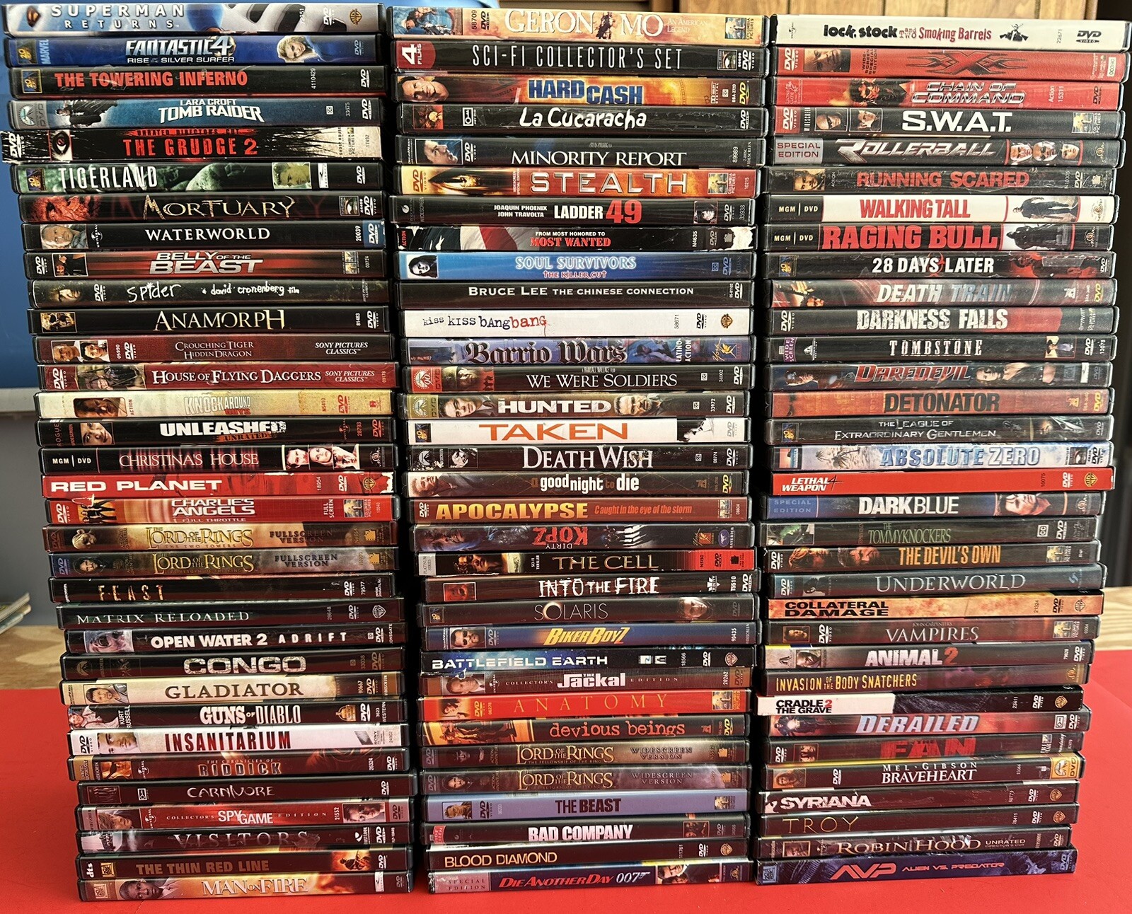 HORROR ACTION THRILLER Lot of 90+ DVD Movies | eBay