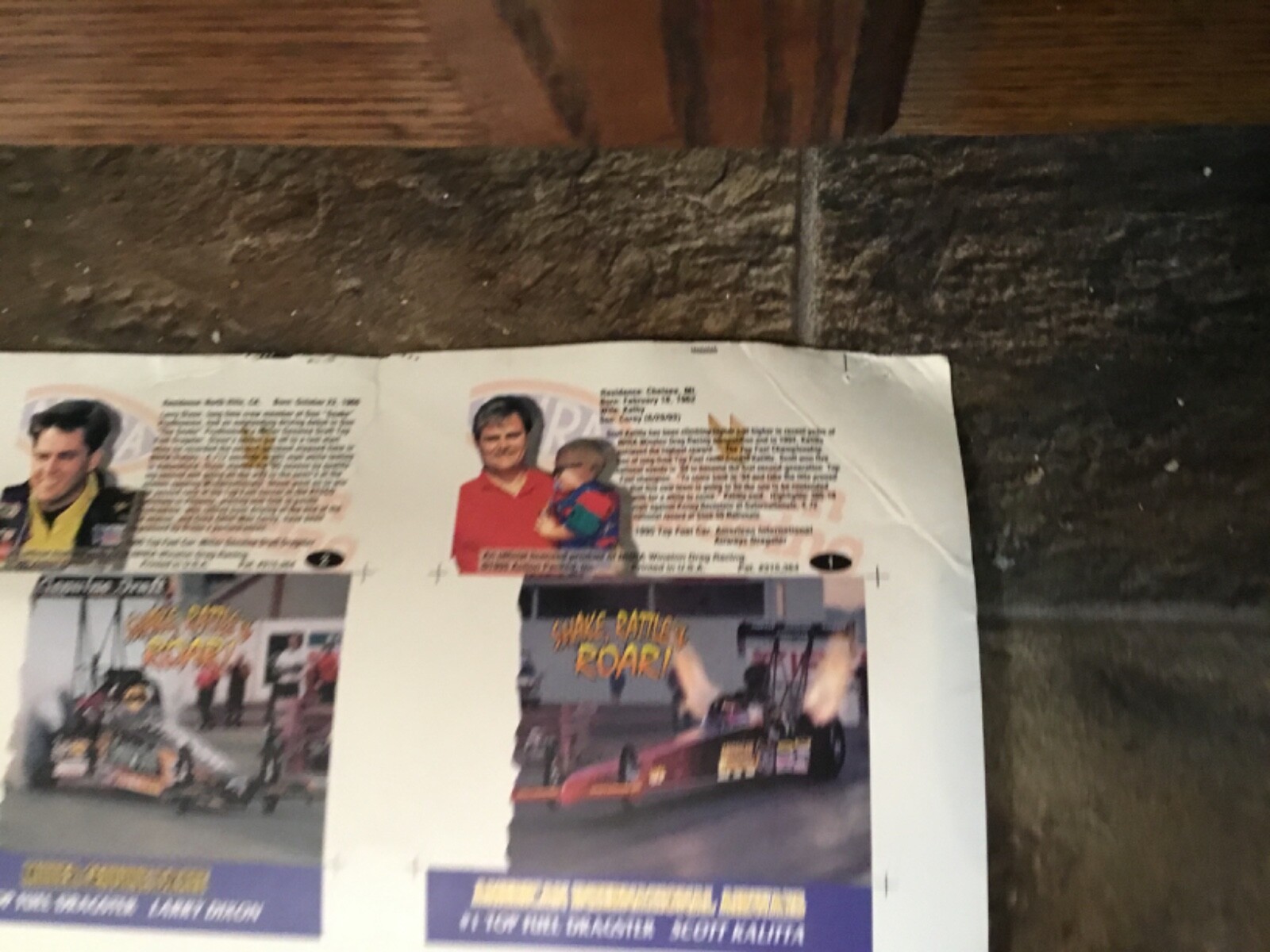 JOHN FORCE POSTER 42 ACTION PACKED TRADING CARDS 1995 NHRA WINSTON DRAG ...