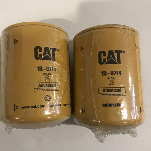 NOS Genuine Two Caterpillar 1R-0714 Oil Filters Lot Of 2 @3B | eBay