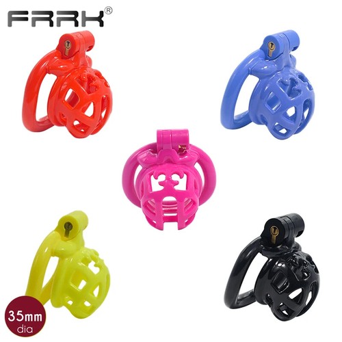 Resin Male Chastity Device Small Cage for Men Short Bird Lock Belt 4 ...