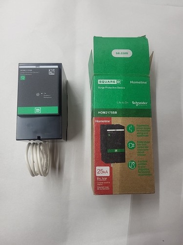 Square D HOM2175SB Homeline Surgebreaker 2-Pole 120/240 V 22.5kA Surge ...