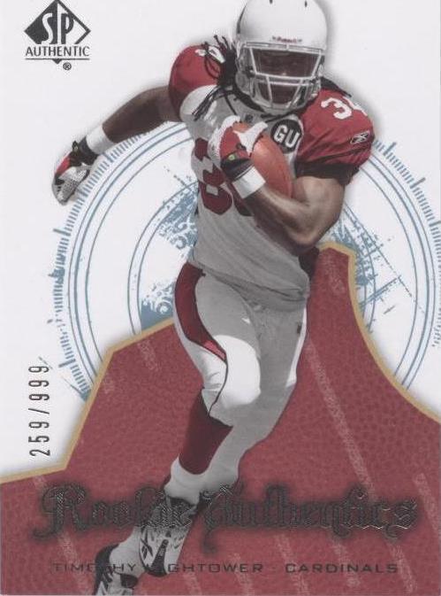 2008 SP Authentic - Rookie Authentics Tim Hightower #161 /999 (RC) for ...