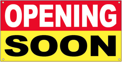 20x48 Inch OPENING SOON Vinyl Banner Grand Opening Store Coming Soon ...