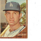 NORM SHERRY SIGNED 1962 TOPPS #238 - LOS ANGELES DODGERS | eBay