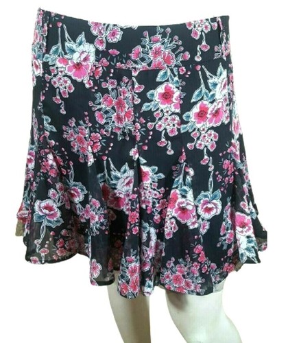 👕 VALEUR 60 € MORGAN Taille 38 NEUF 👕 jupe doublée noir rose polyester | eBay