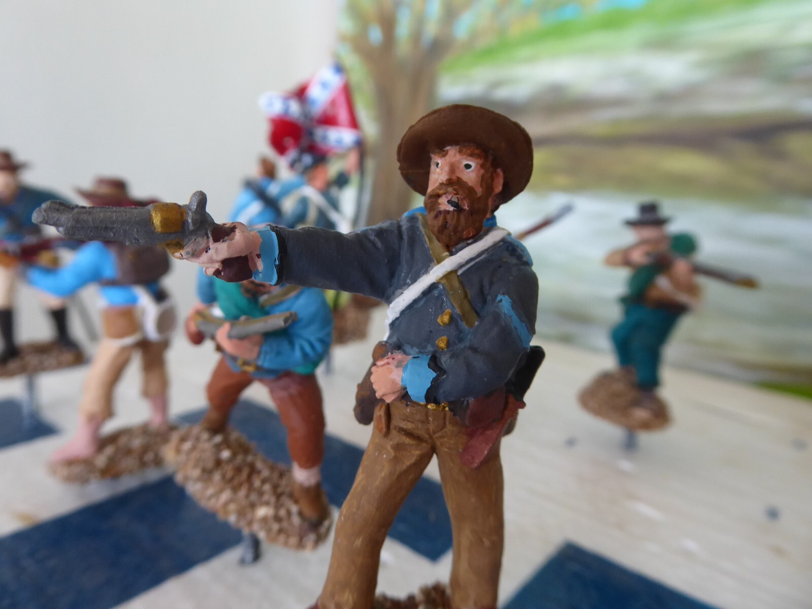 (8) Civil War Confederate Toy Soldiers (1/32) by TSSD. Hand painted | eBay