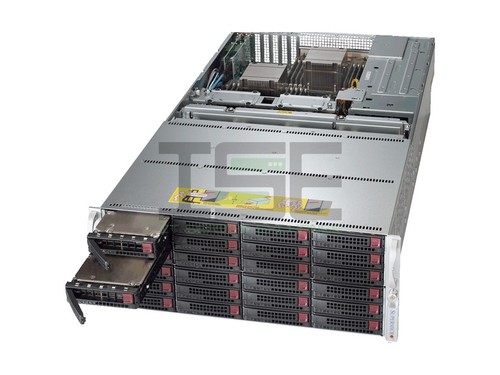 Supermicro Storage Server 4U 72LFF 16-C 2.4Ghz 384GB 72x20TB HDD AOC ...