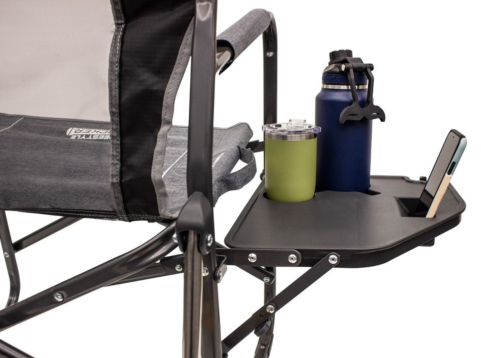 GCI Outdoor Freestyle Rocker Chair with Side Table, Pewter. Free ...