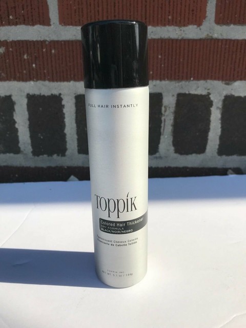 Toppik Colored Hair Thickener Spray, Black - 5.1oz for sale online | eBay
