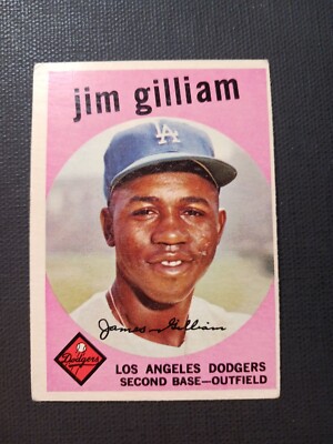 1959 Topps Jim Gilliam #306 Los Angeles Dodgers⚾️💥⚾️ VG | eBay