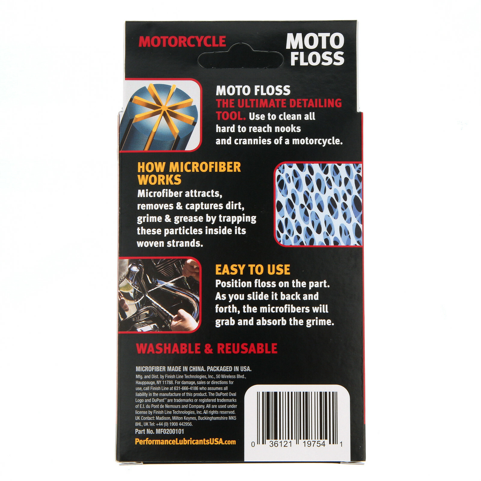 Dupont MOTO FLOSS - MICROFIBER DETAILING ROPE 20-ROPES 20" / 51cm ...