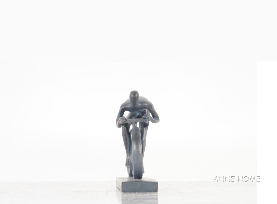 Male Cyclist Figure Sculpture Figurine Statue 8" Cycling Bicycle Art ...