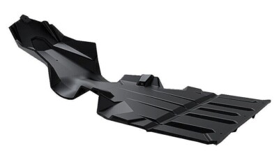 Polaris Snowmobile Skid Plate, Black, Curv composite fits OEM 2880383 ...
