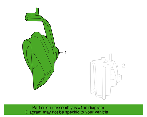 Mercedes Benz Genuine CL63 AMG CL600 CL550 2011-2014 Right Horn ...