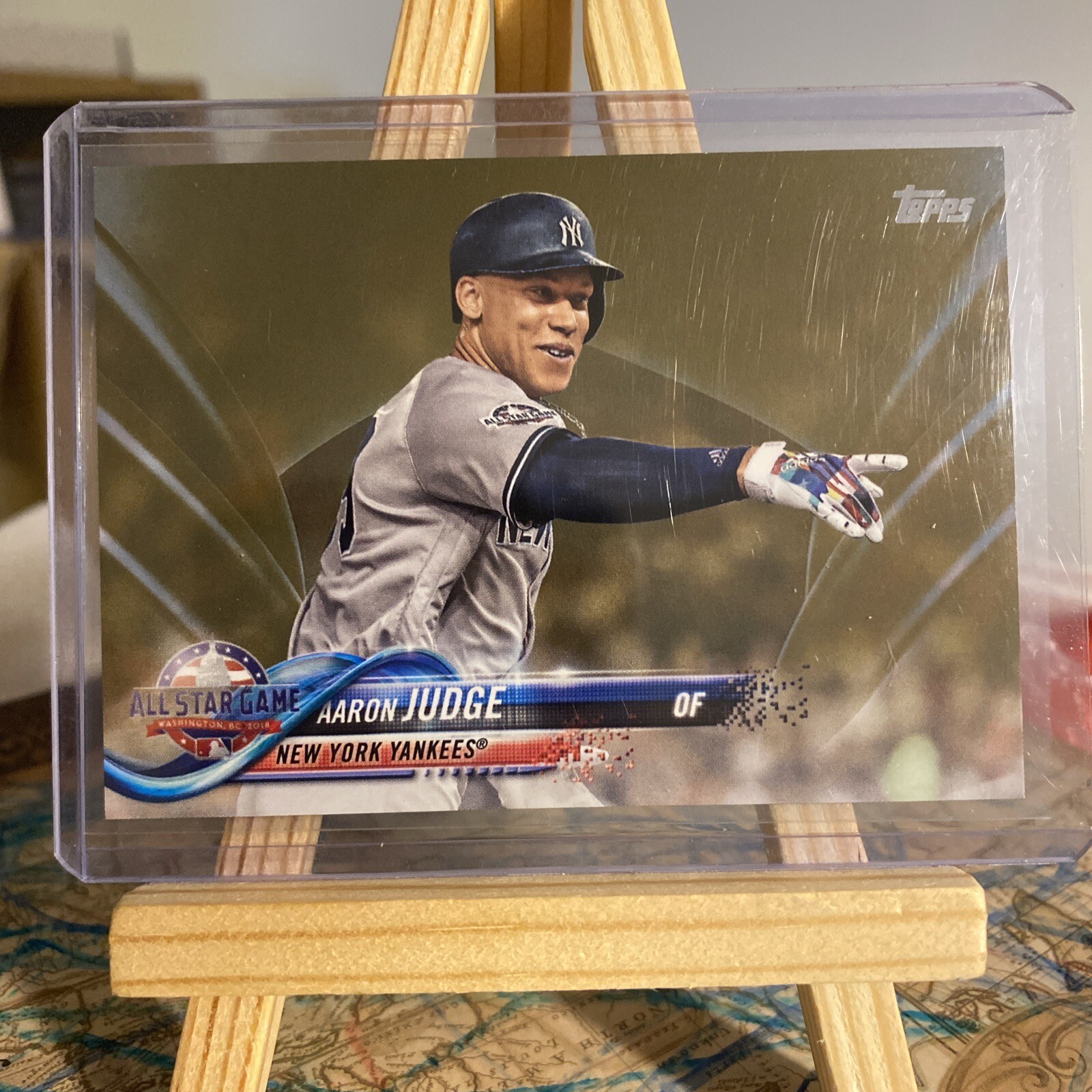 2018 Topps Update Aaron Judge Gold All-Star Game #/2018 New York ...