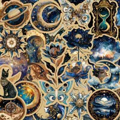 50 Pack of Cool Mystical Stickers for Laptop/Water Bottle/Phone Case | eBay