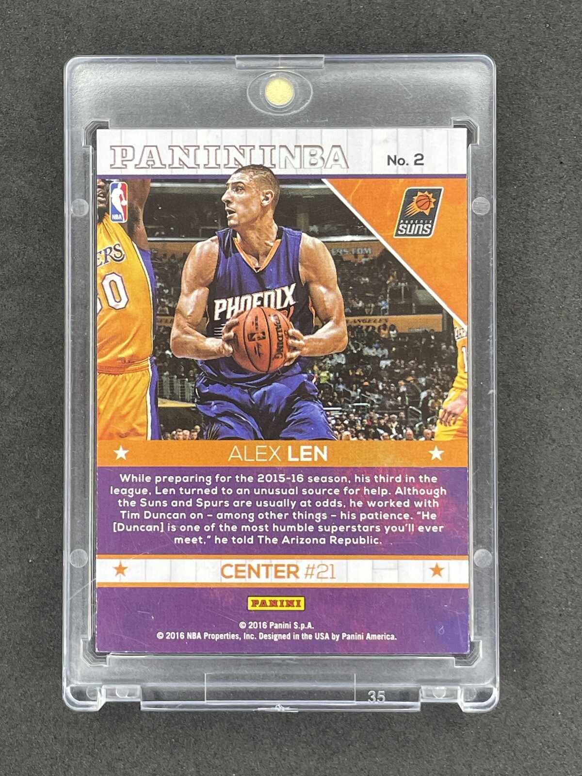 2016-17 Panini NBA Hoops International Hot Signatures Alex Len #2 | eBay