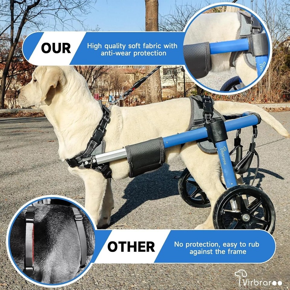 Used Dog Wheelchair For Back Legs, Small, Medium And Large Wheelchairs ...