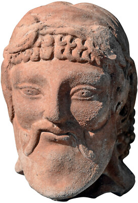 Fufluns Dionisio Bacco Etrusco testa - Etruscan Baccus head Fufluns ...