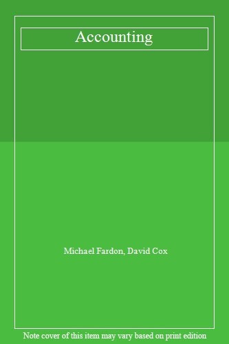 Accounting By David Cox, Michael Fardon. 9780951065020 | eBay