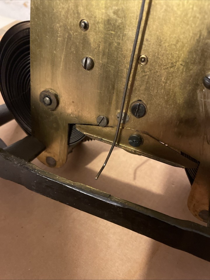 Antique ITR International Time Recording Clock Movement Parts | eBay