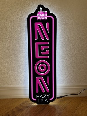 Barn Town Brewing Neon Hazy IPA Beer Brewery LED Sign Brand New Des ...