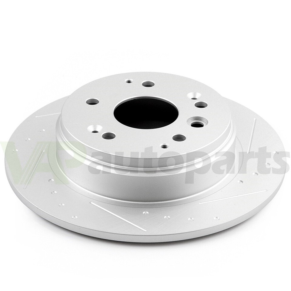 Rear Brake Calipers Rotors And Ceramic Pads Slotted For Honda Element ...