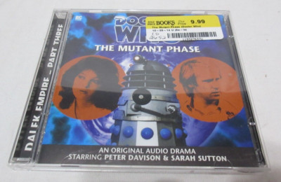 Doctor Who The Mutant Phase, 2000 Big Finish audio book CD *OUT OF ...