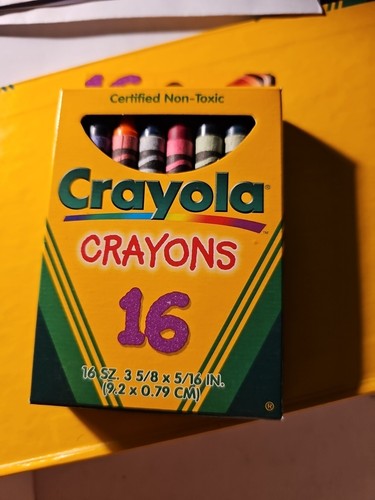 Vintage Binney & Smith 1997 Crayola Crayons Box of 16 NEW Made In The ...