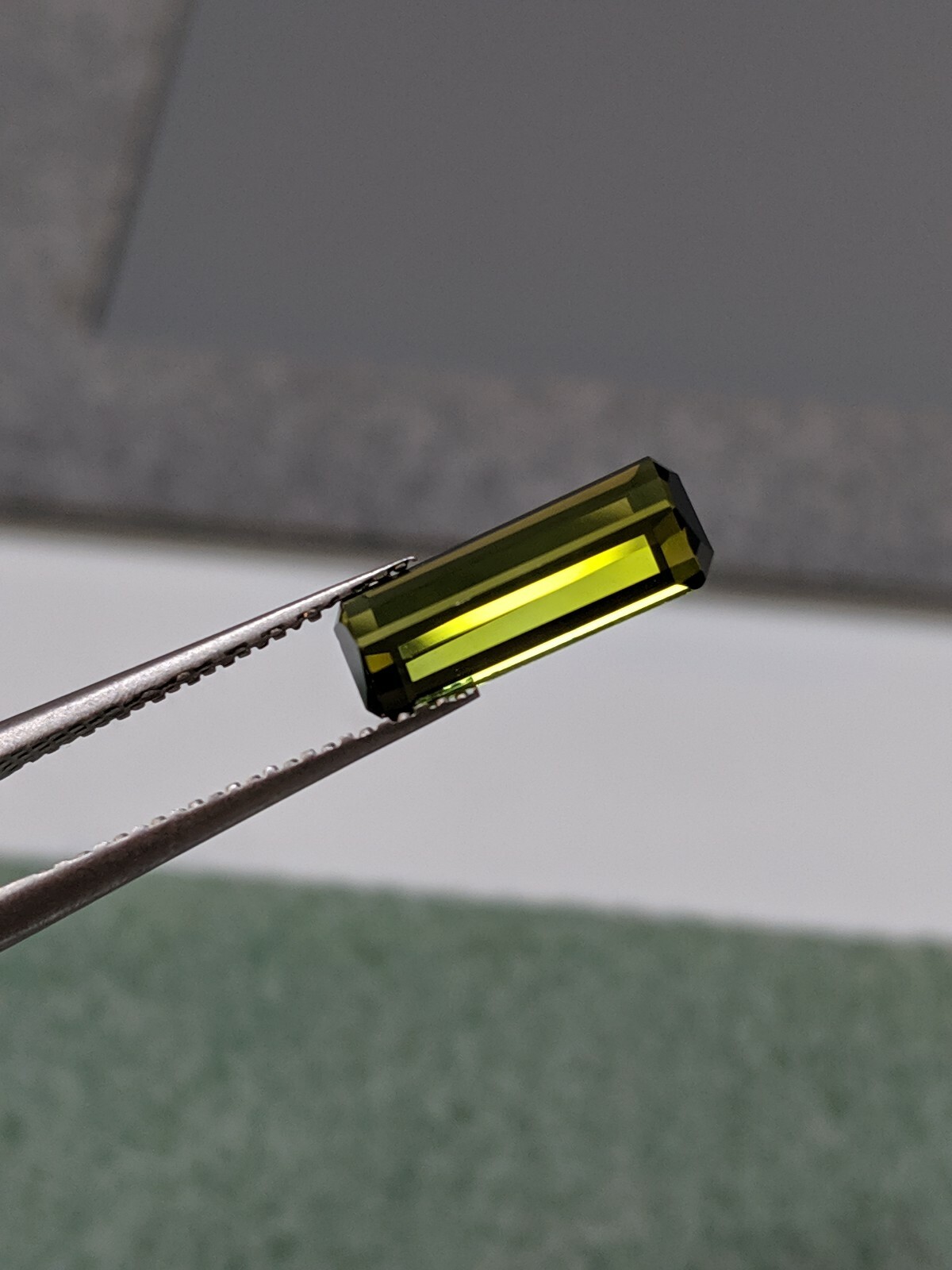 2.54 Cts. Perfect Green TOURMALINE, Octagon, CLEAN!, IF, Mozambique | eBay