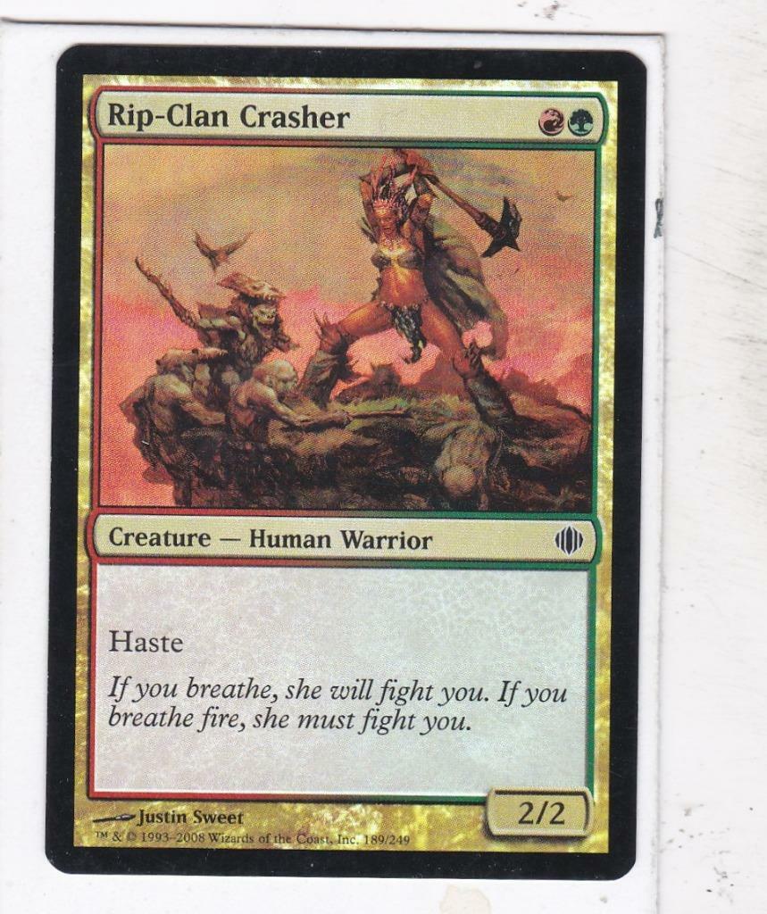 MTG: Shards of Alara: Foil: Rip-Clan Crasher | eBay