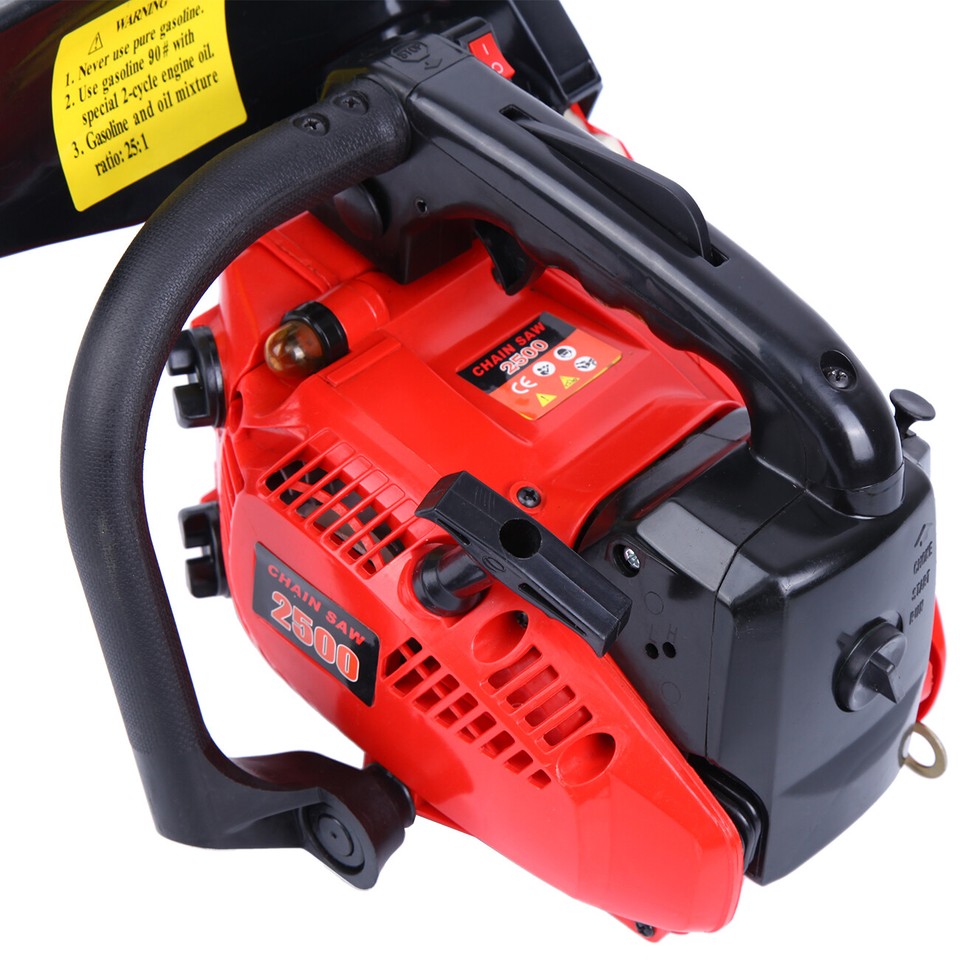 52CC 22" Gasoline Chainsaw Gas Powered Wood Cutting Engine Chain Saw 2 ...