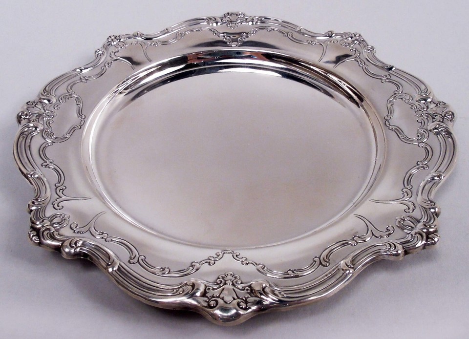 Gorham Chantilly-Duchess Plates 738 Bread Butter Side American Sterling ...