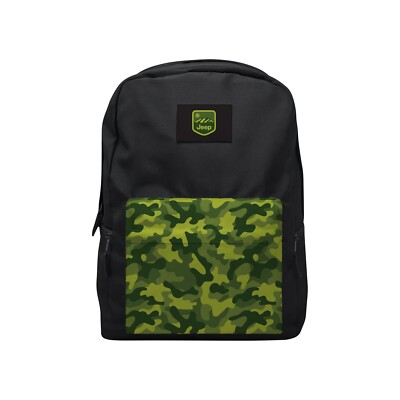 Jeep OAKLANDER BACKPACK - CAMO/Camouflage & Black - Day Pack | eBay