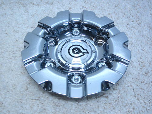 DROPSTAR DS032000011 CUSTOM ALLOY WHEEL BOLT ON CHROME CENTER CAP #2F ...