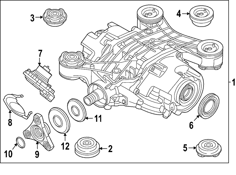 For Audi RS3 2022 Audi 08E525275 Drive Shaft Pinion Yoke Seal for sale ...
