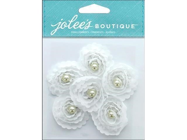 WHITE FLORALS Wedding Cotillion Ball Formal Dance Flowers Flower Jolee ...