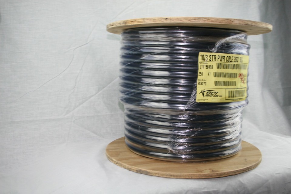 NEW COLEMAN 10/3 WIRE STOOW POWER CABLE 250 FT PVC | eBay