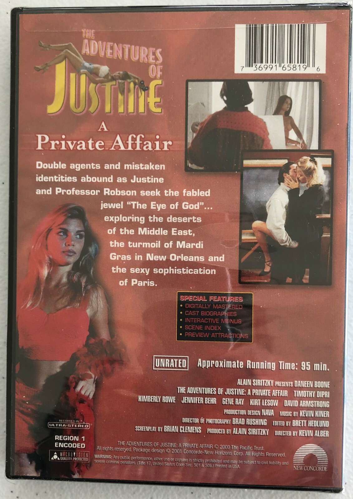 ADVENTURES OF JUSTINE: A PRIVATE AFFAIR DVD NEW UNRATED Daneen Boone | eBay