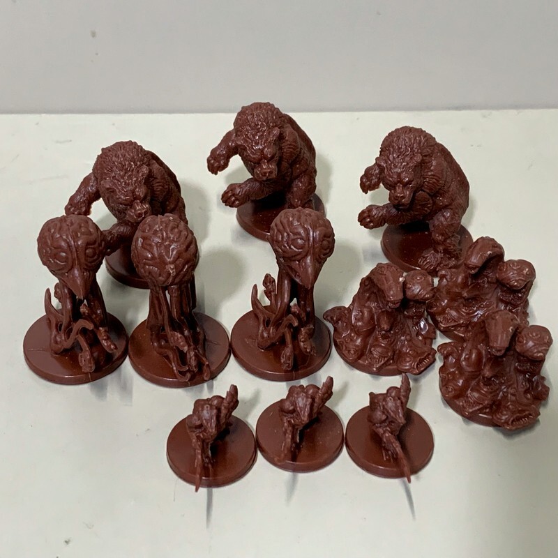 34PCS Monster Wizard Enemy Hero Wrath of Ashardalon DND Board Game ...