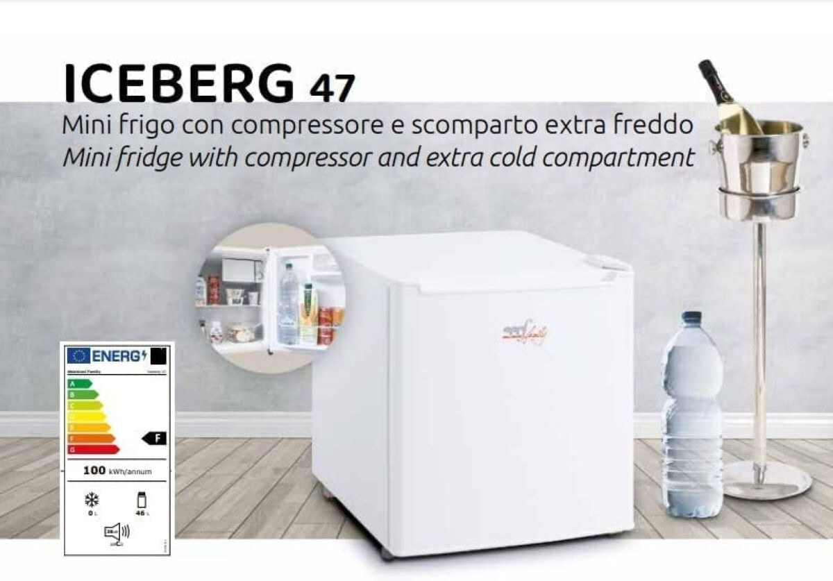 MINI FRIGORIFERO FRIGO PICCOLO 46 LT MELCHIONI ICEBERG BAR HOTEL CON ...