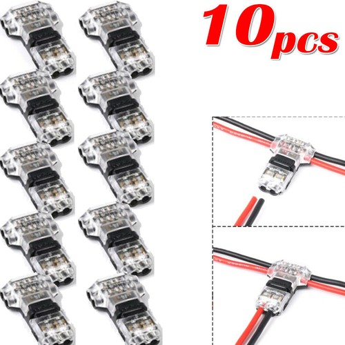10x 12V Wire Cable Snap In Connector Terminal Connections Joiners Car ...