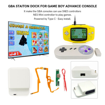 New GBA Type-C Station Dock For Game Boy Advance Console | eBay